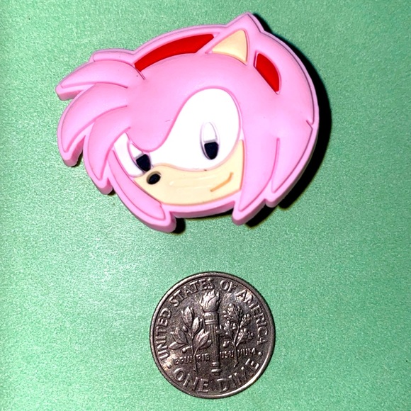 Accessories | 1 For 15 Amy Rose Sonic The Hedgehog Crocs Shoe Charms ...